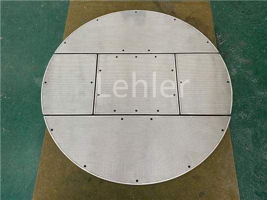 Stainless Steel SUS316L Wedge Wire Screen Catalyst Support grid 1800mm