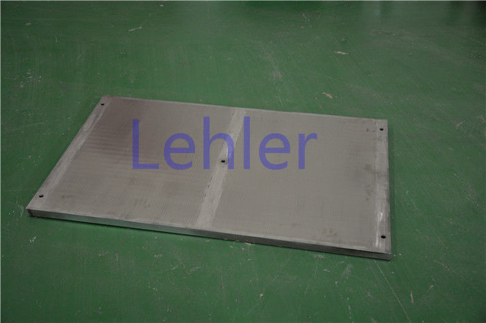 Stainless Steel Column Internal Trays , Dewatering Wedge Wire Support Grid