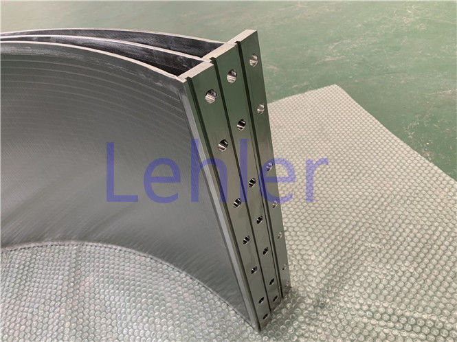 150 Micron Sieve Bend Screen / Dewater Dryer Wedge Wire Screen SUS316L ...