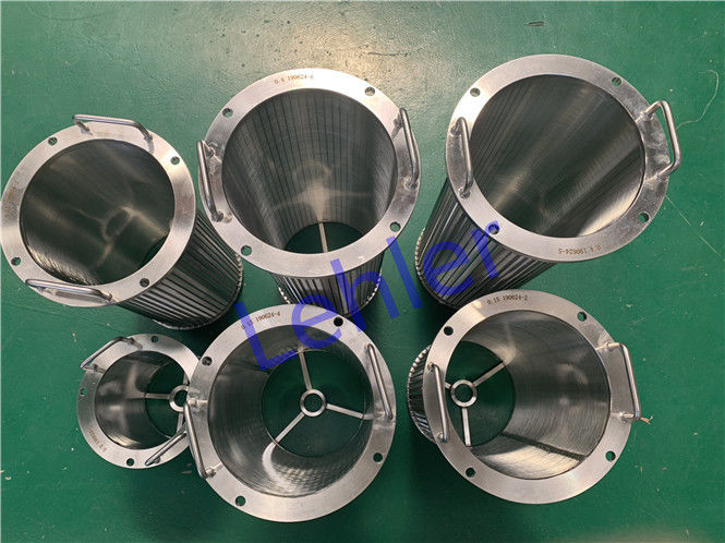Pneumatic 75 Micron Wedge Mesh Element Long Slit Type