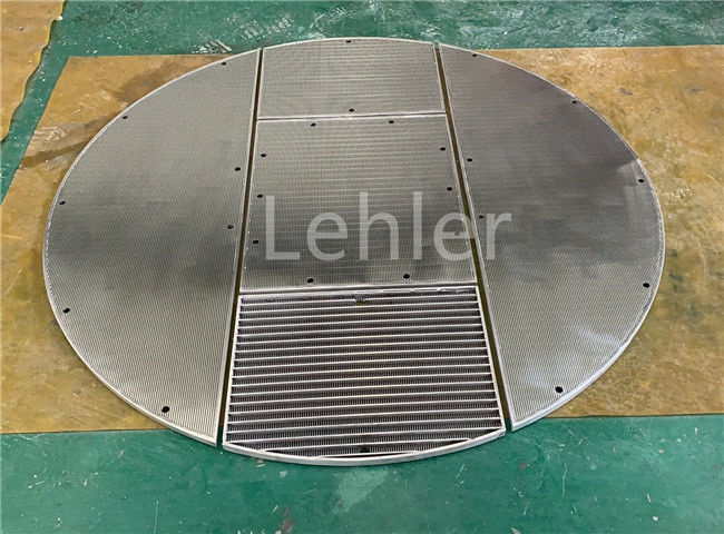 Stainless Steel SUS316L Wedge Wire Screen Catalyst Support grid 1800mm