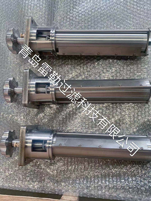 External Scraping Ink Filtration SS316L Manual Slit Filter