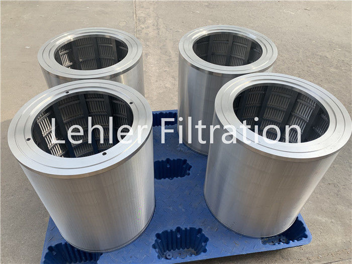 400L 500L Horizontal Sand Mill Front Cartridge Screen For Lithium ...