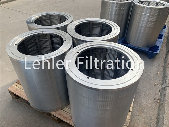 400L 500L Horizontal Sand Mill Front Cartridge Screen For Lithium ...