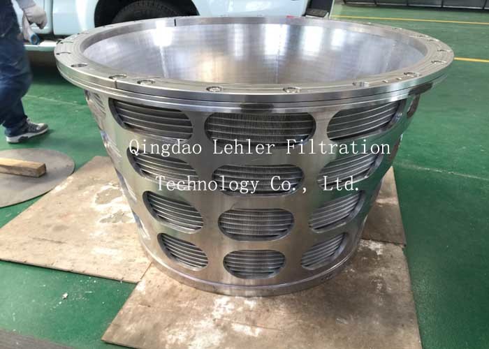 20um Centrifugal Machines Conical Wedge Wire Basket