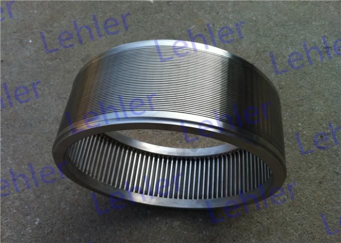 Stainless Steel Basket Mill / Bead Mill Screen For Mixing And Milling