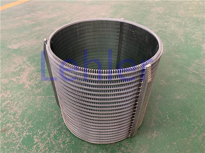DIA 260mm Stainless Steel Filter Basket , SPS2602 Wedge Wire Basket