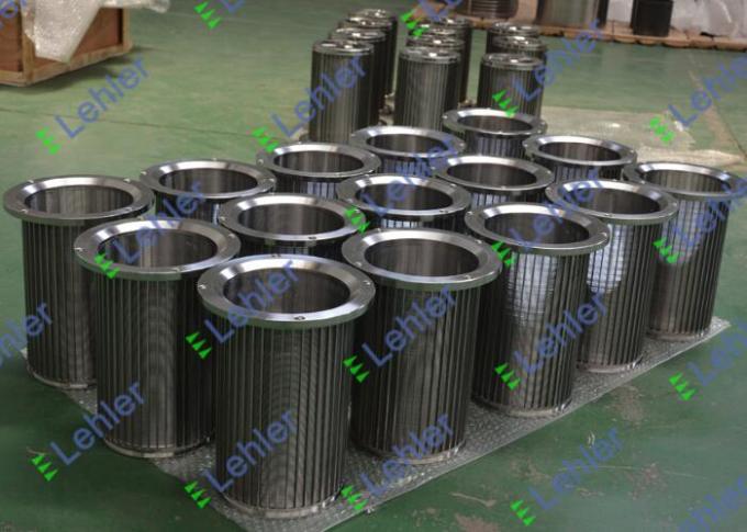 SUS304 Wire Mesh Filter Cylinder For Lithium Battery Slurry Filtration