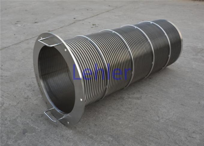 High Strength Wedge Wire Filter Elements High Pressure Flow Inside To ...