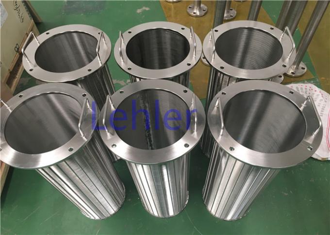 Pneumatic 75 Micron Wedge Mesh Element Long Slit Type