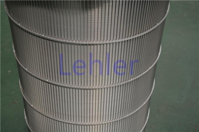 Slot Type Stainless Steel Filter Basket , Wire Cylinder Basket Perfect ...