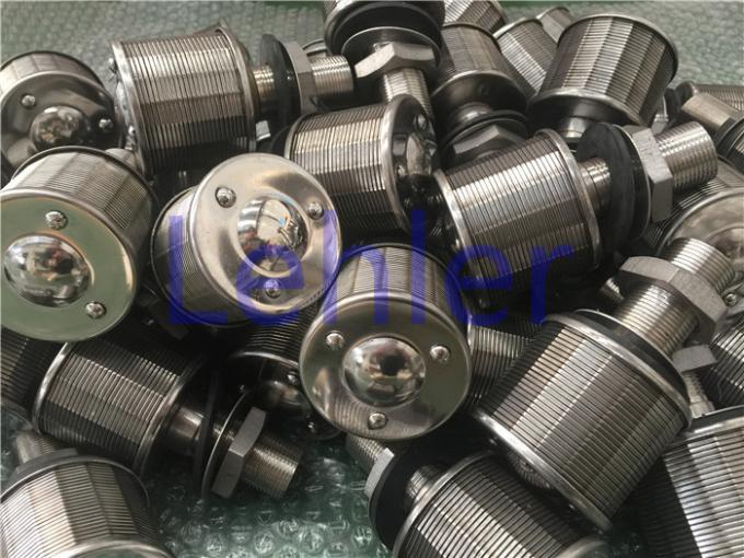 Water Treatment Stainless Steel Filter Nozzles Adequate Flow Distribution