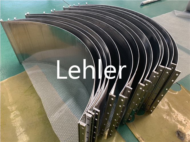 Wedge Sieve Bend Screen 0.15mm Slot SS316L For Dewatering / Drying ...