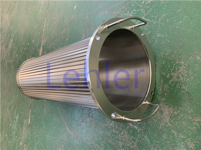 50 Micron Cylindrical Wedge Wire Screens Wire Wrapped Drum