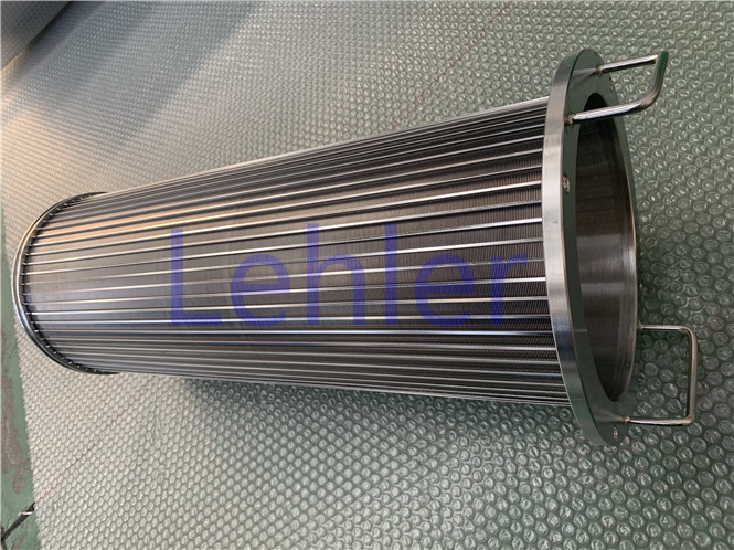 50 Micron Cylindrical Wedge Wire Screens Wire Wrapped Drum
