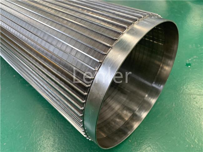 Iron Frame Mine Sieving SS304 Wedge Wire Screen