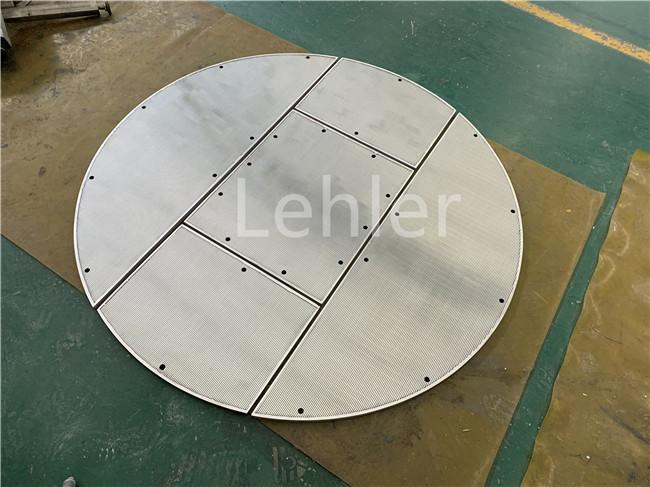 Stainless Steel SUS316L Wedge Wire Screen Catalyst Support grid 1800mm