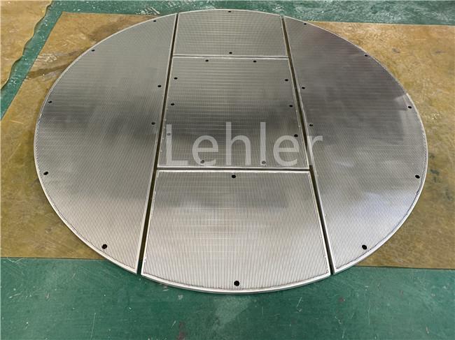 Stainless Steel SUS316L Wedge Wire Screen Catalyst Support grid 1800mm