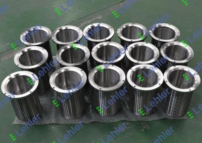 SUS304 Wire Mesh Filter Cylinder For Lithium Battery Slurry Filtration