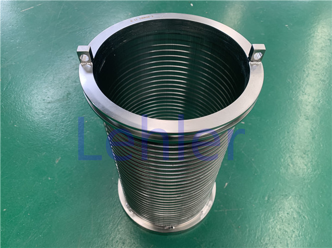 300mm Length Wedge Wire Filter Elements 178mm Diameter 0.05mm Slot ISO9001